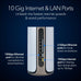 NETGEAR® Orbi RBE973 (BE27000) Quad-Band WiFi 7 Mesh - 3 node ...
