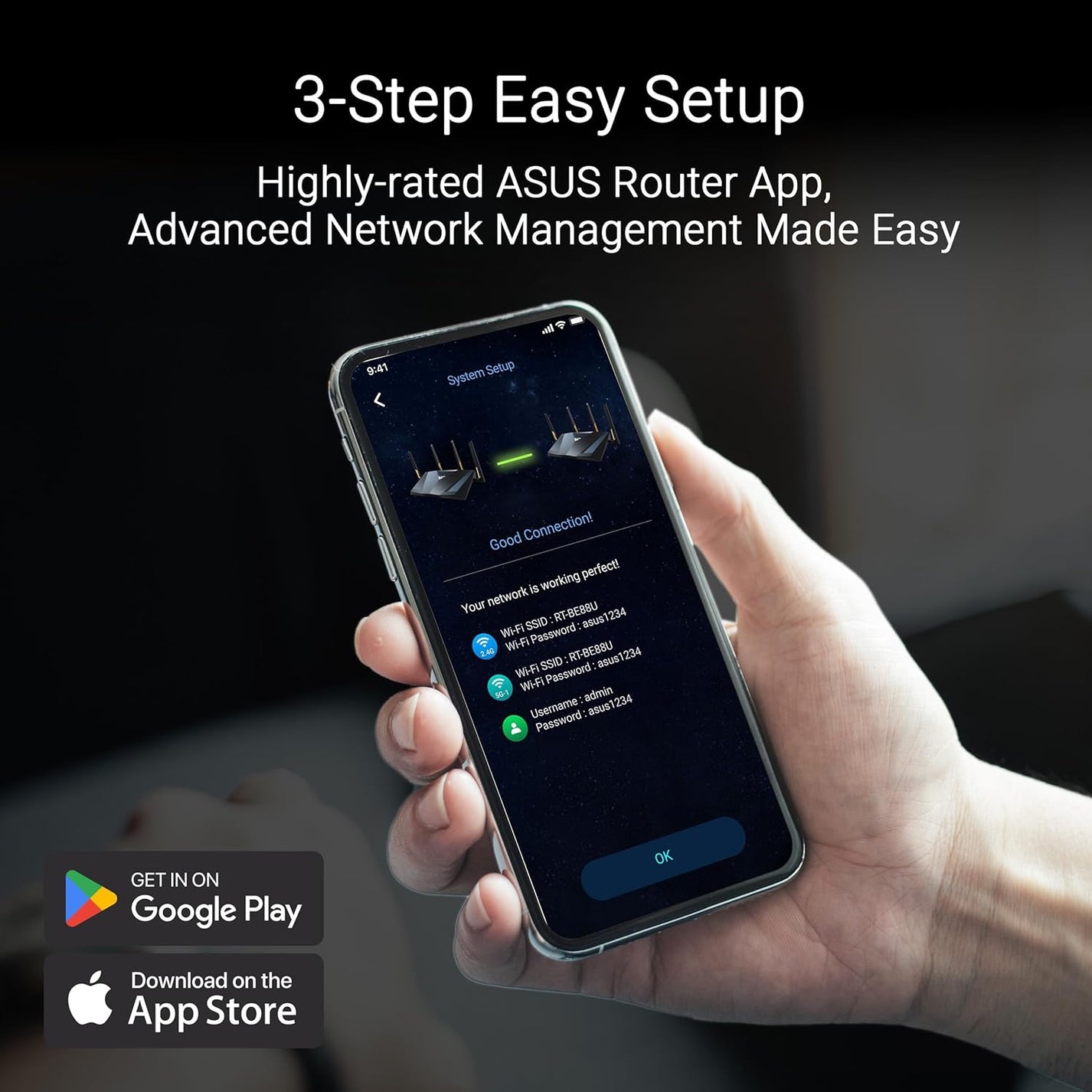 ASUS RT-BE88U(BE25000) - Dual Band WiFi 7 Router – ViewQwest Pte Ltd